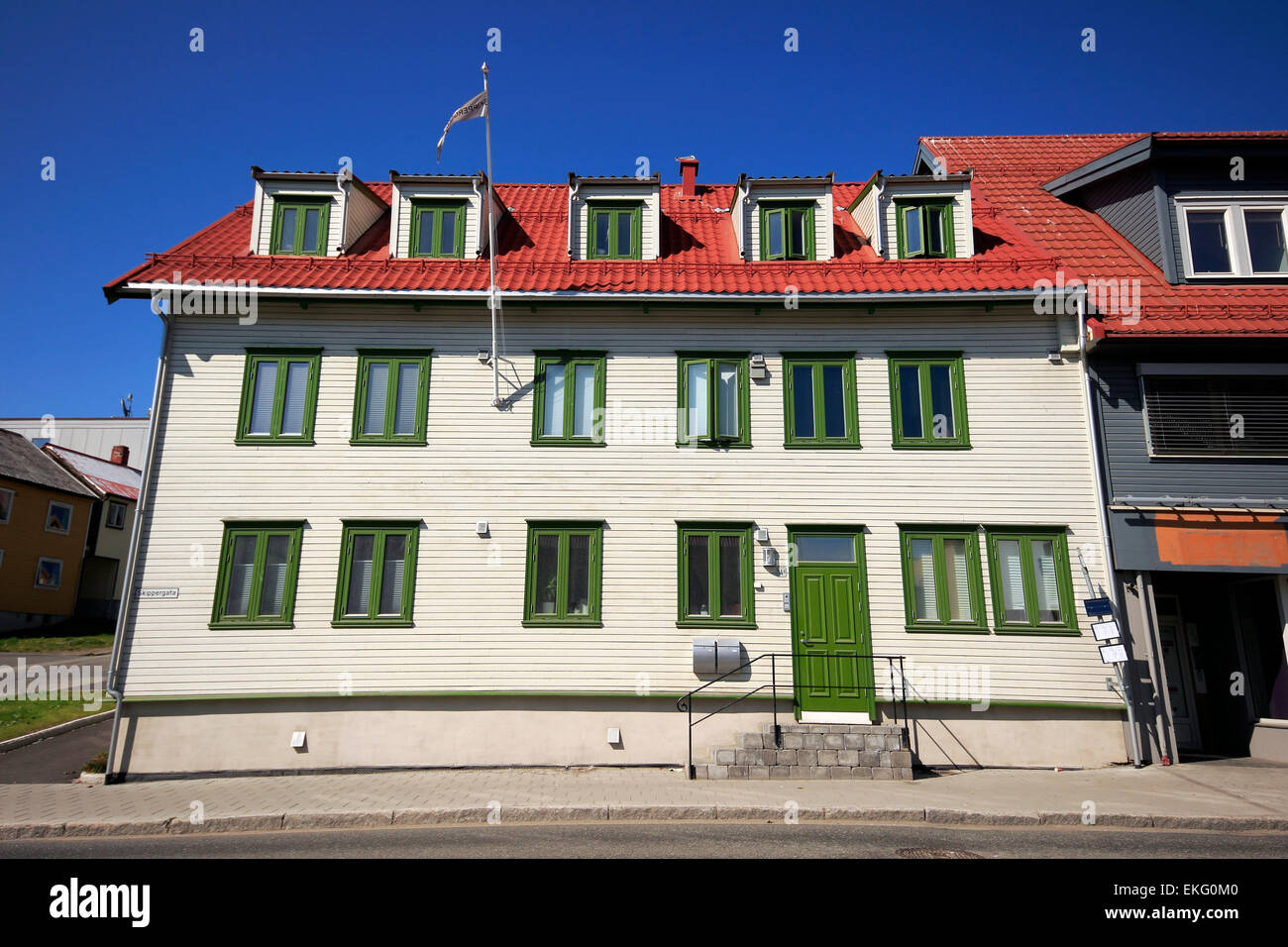 Wooden building tromso hi-res stock photography and images - Alamy