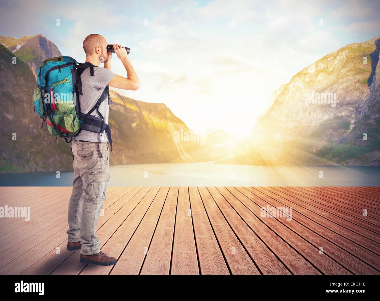 Boy travel explore hi-res stock photography and images - Alamy