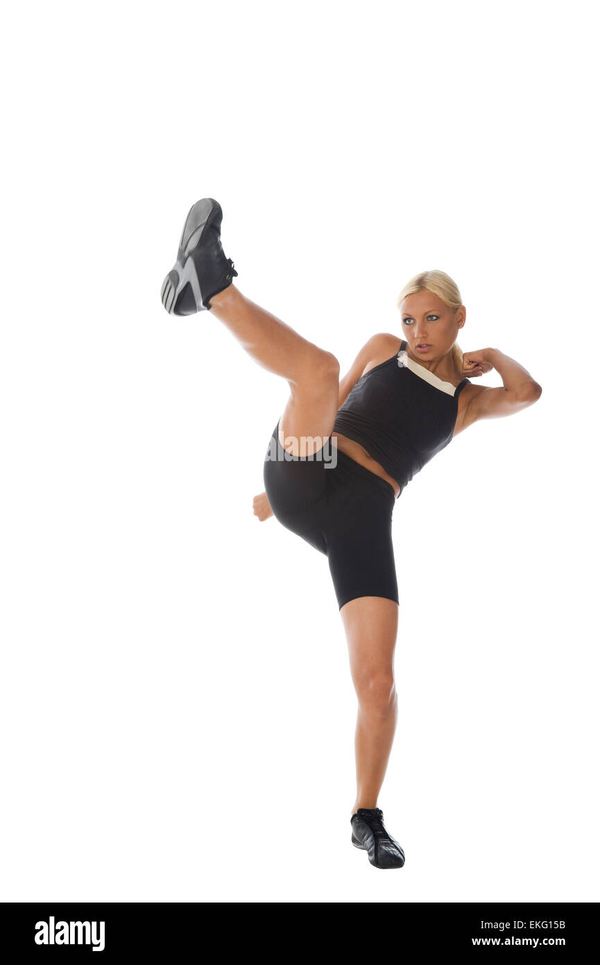 Kicking sports background Cut Out Stock Images & Pictures - Alamy