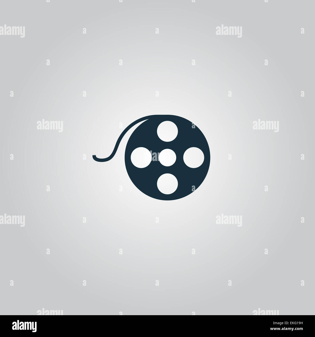 film reel icon Stock Photo - Alamy