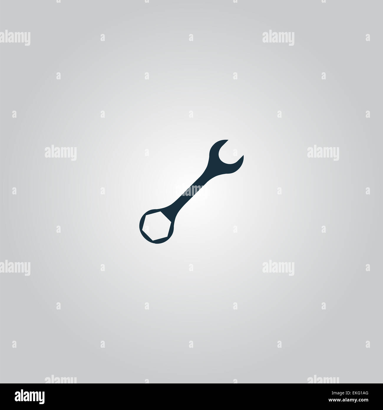 wrench icon , vector illustration Stock Photo - Alamy