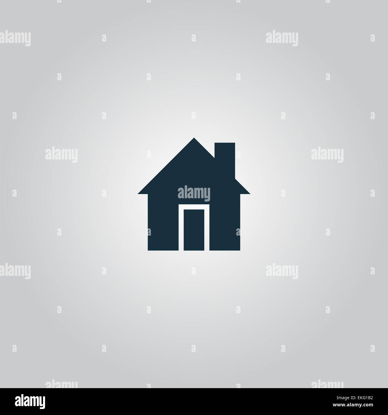 retro style home icon isolated Stock Photo - Alamy