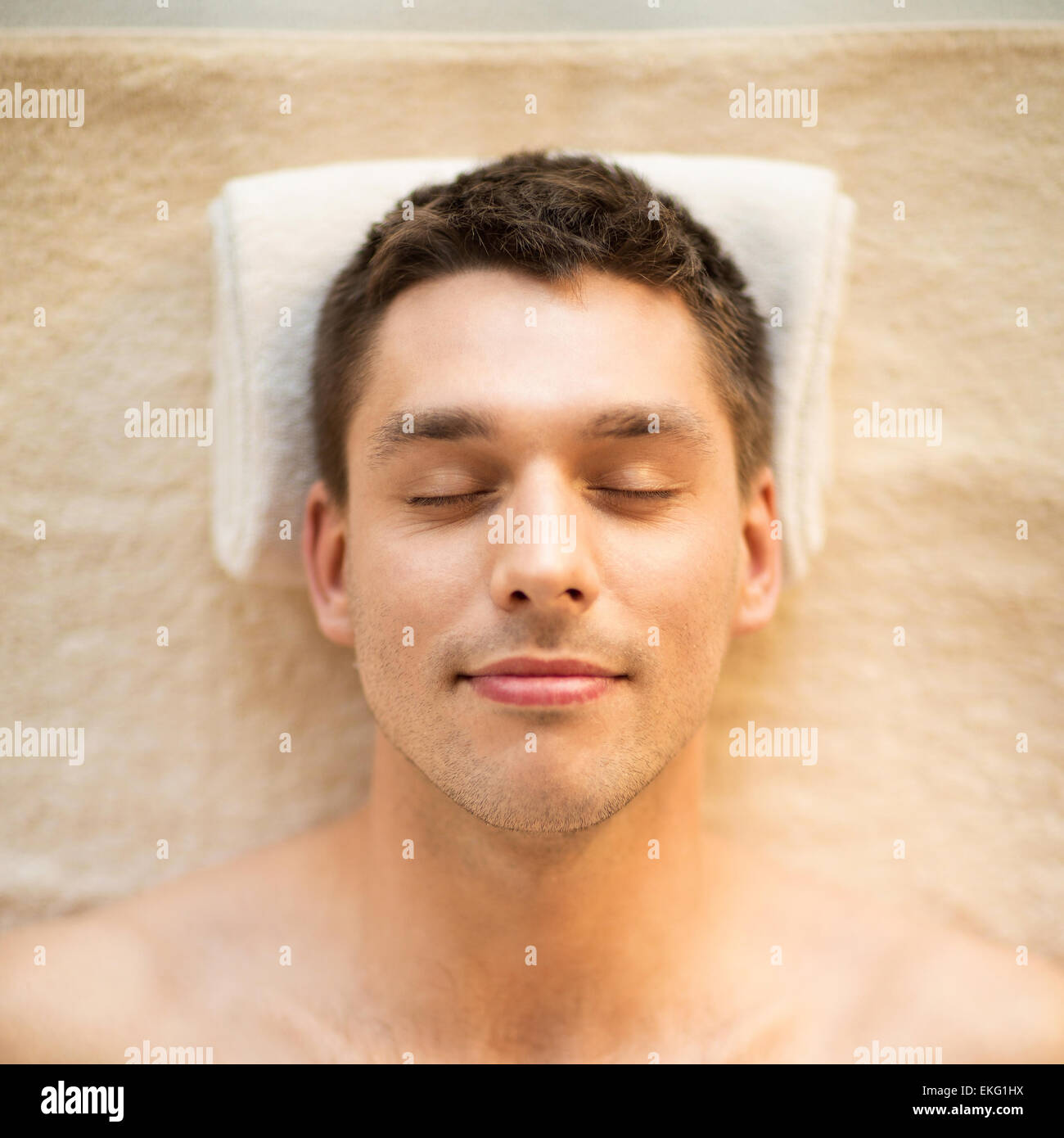man in spa Stock Photo - Alamy
