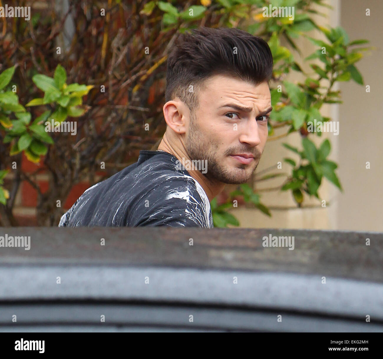 X Factor finalists at their house outside London Featuring: Jake ...