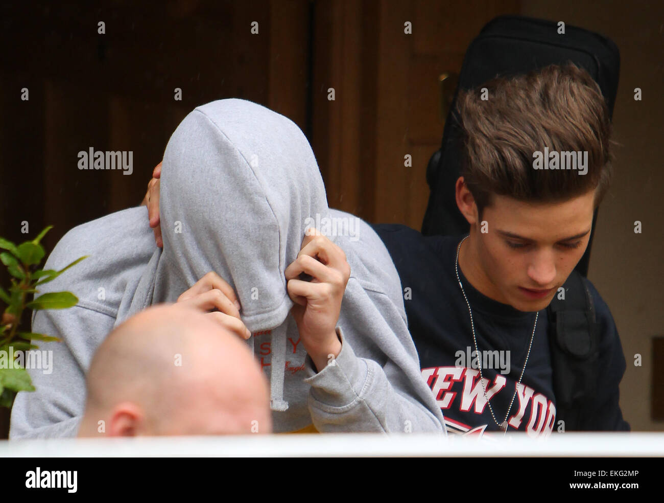 X Factor finalists at their house outside London Featuring: Only the ...