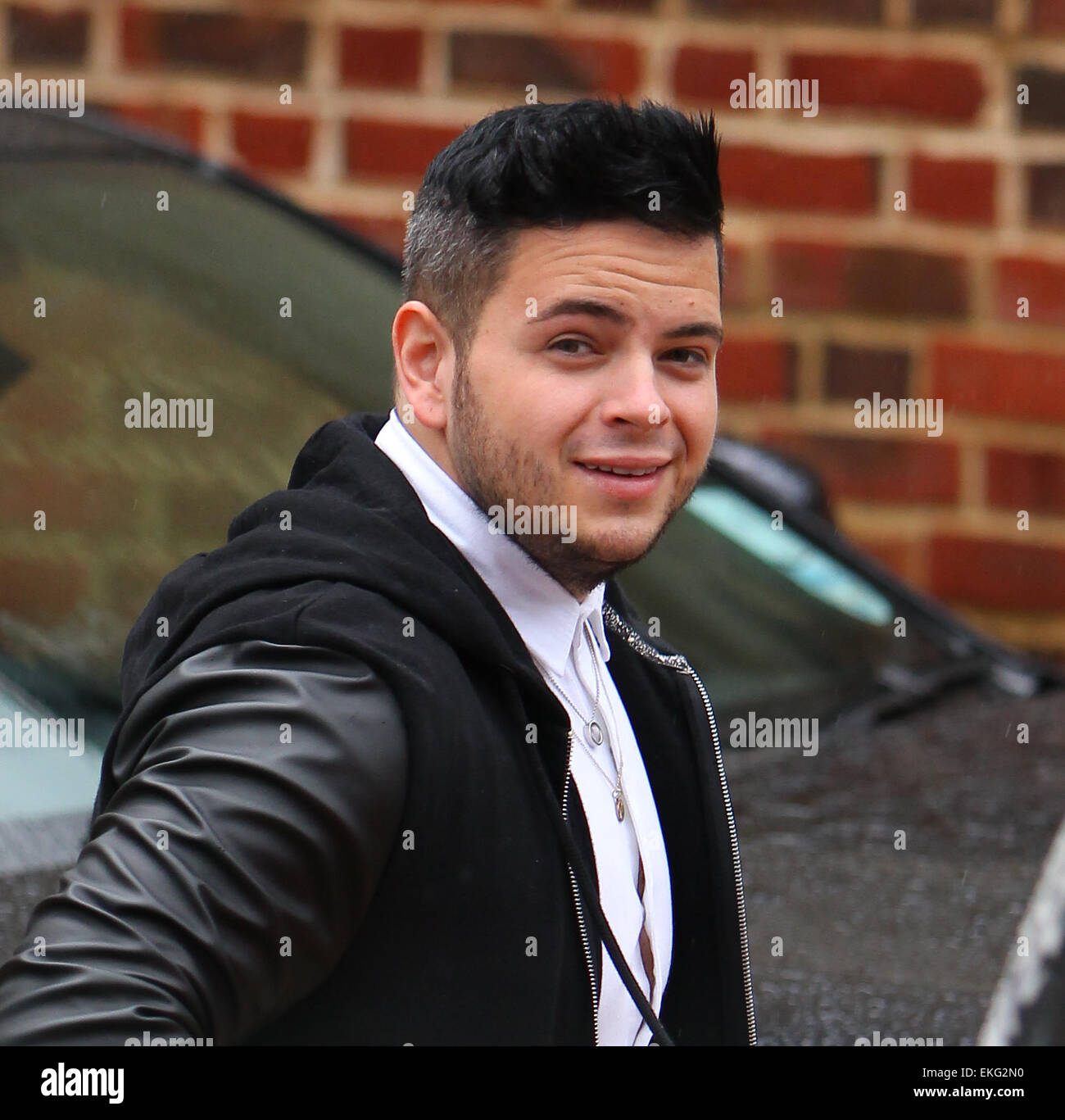 X Factor finalists at their house outside London Featuring: Paul ...