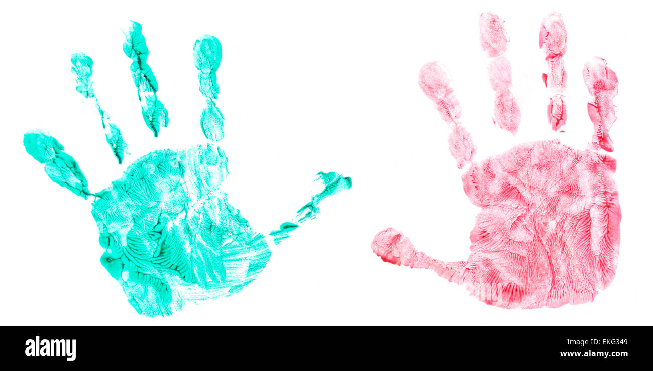 Handprint child hi-res stock photography and images - Alamy