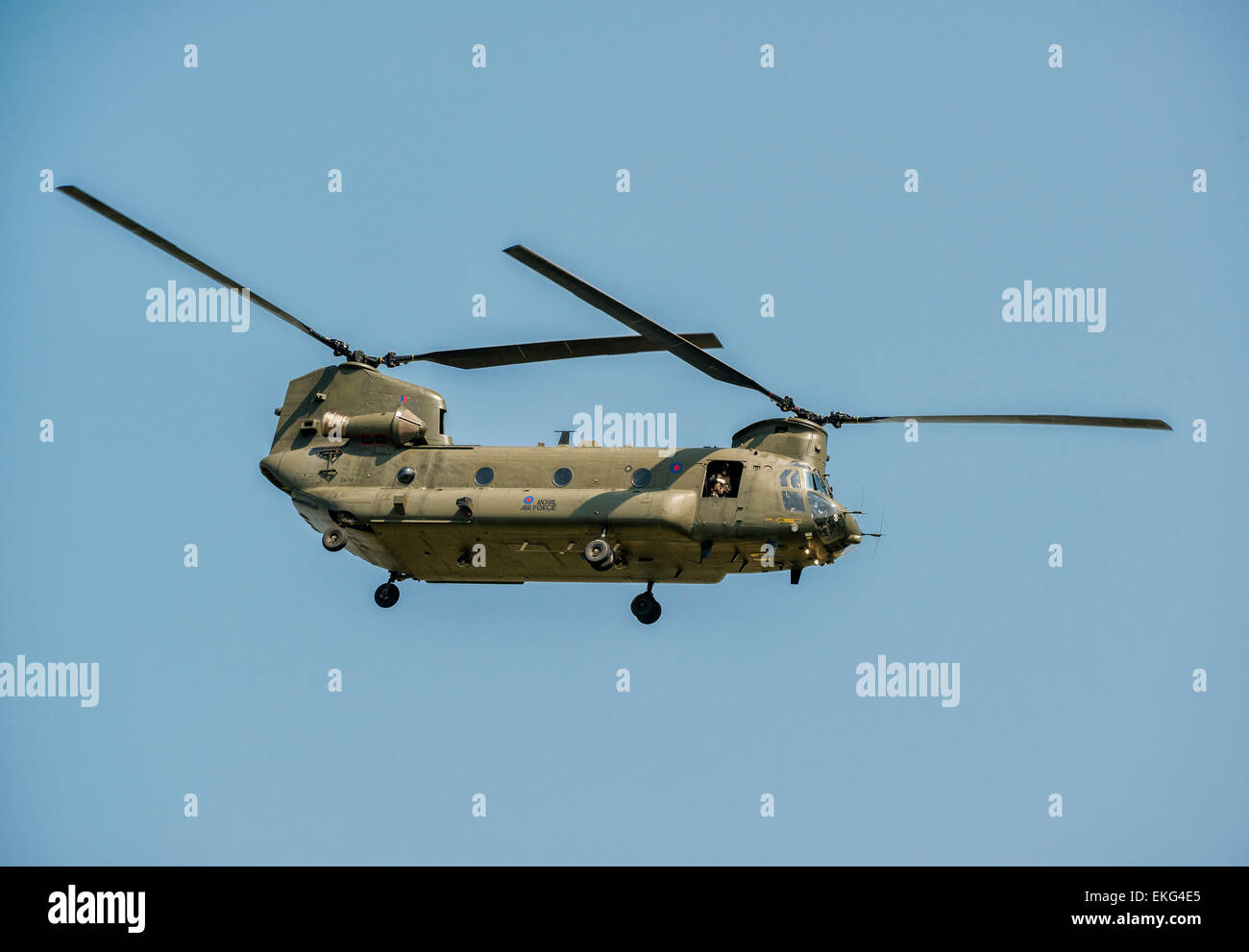 RAF Chinook HC2 at RIAT 2014 Stock Photo - Alamy