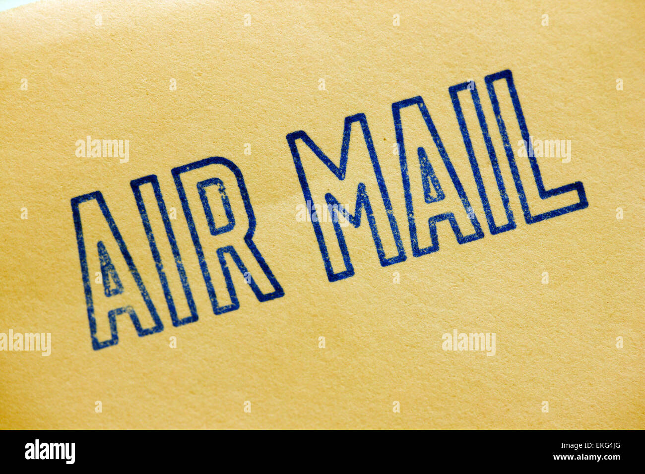 Stamp on letter hi-res stock photography and images - Alamy