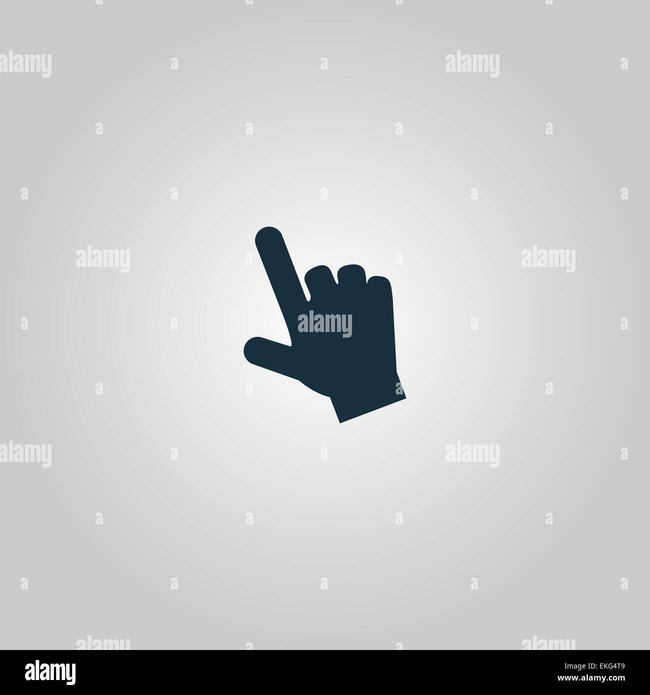 Mouse hand cursor vector illustration Stock Photo - Alamy