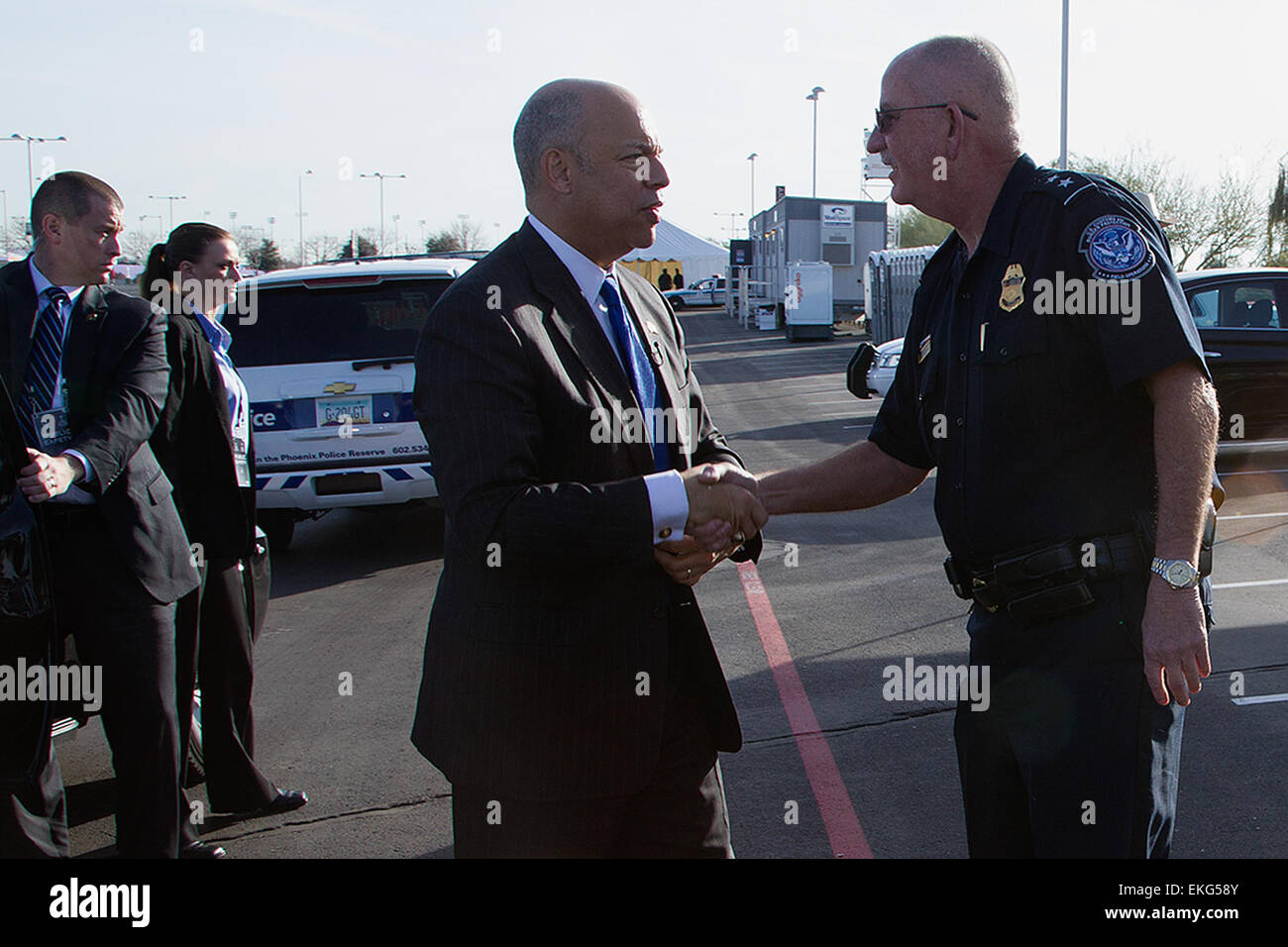 012815: CBP background support during Super Bowl XLIX. Seen here is ...