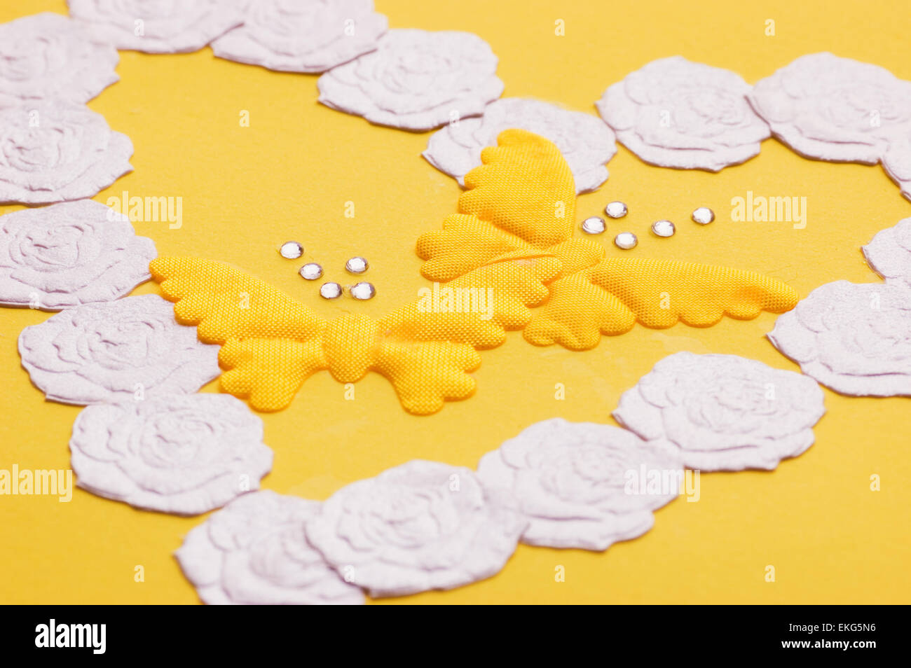 Wedding card decoration element Stock Photo - Alamy