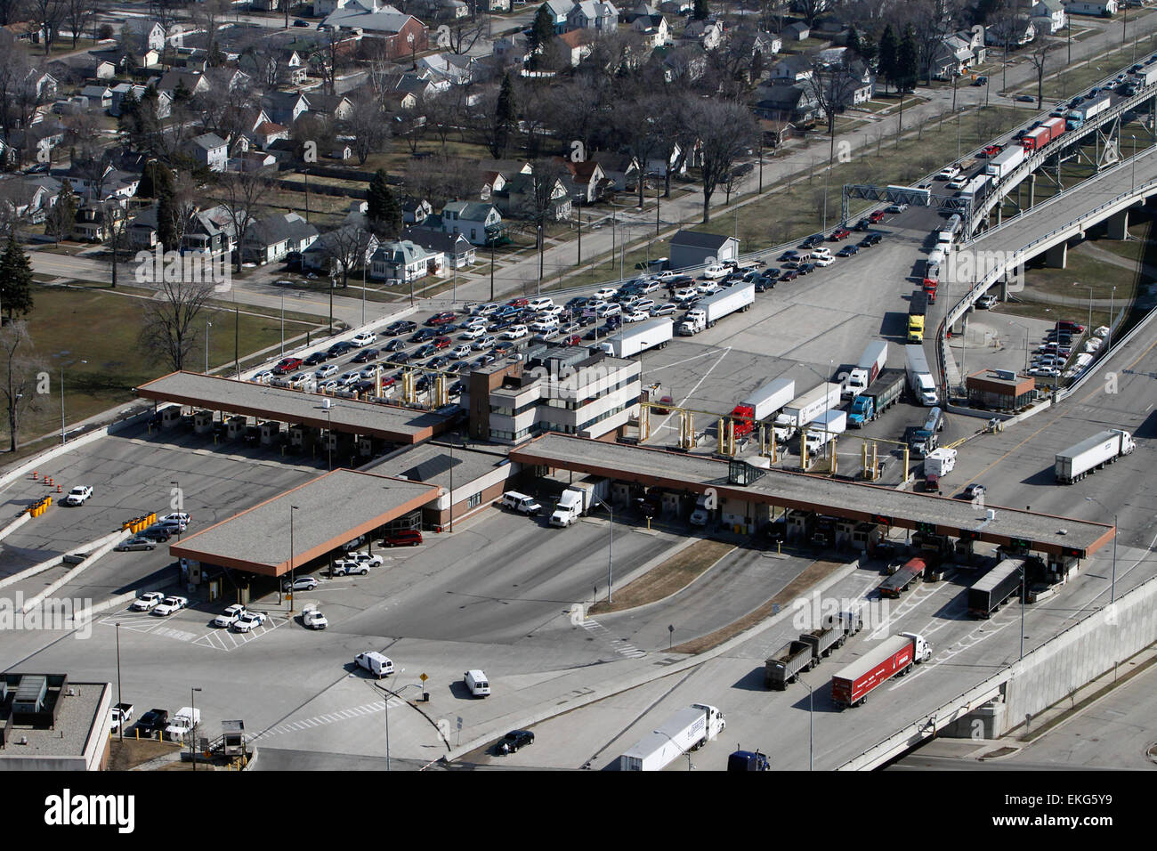 CBP Detroit monitors northern border traffic using technology in the ...