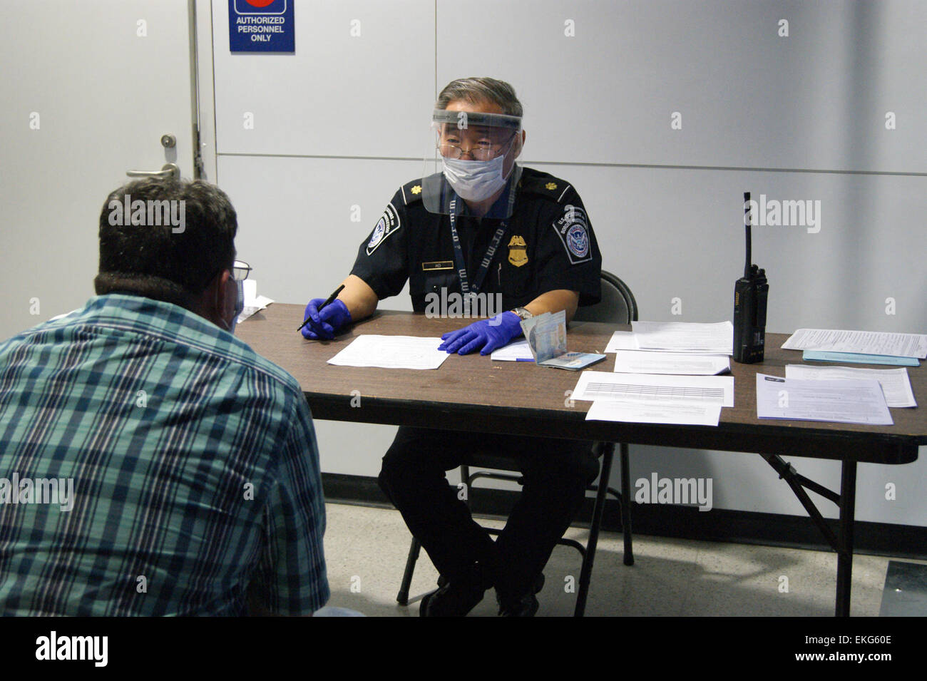 On October 16, 2014, CBP Supervisor Sam Ko conducted an interview with ...