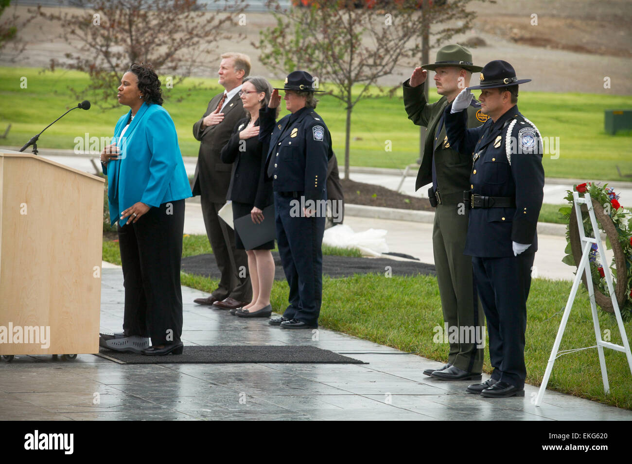 CBP Global College dedicated a memorial honoring fallen CBP officers ...