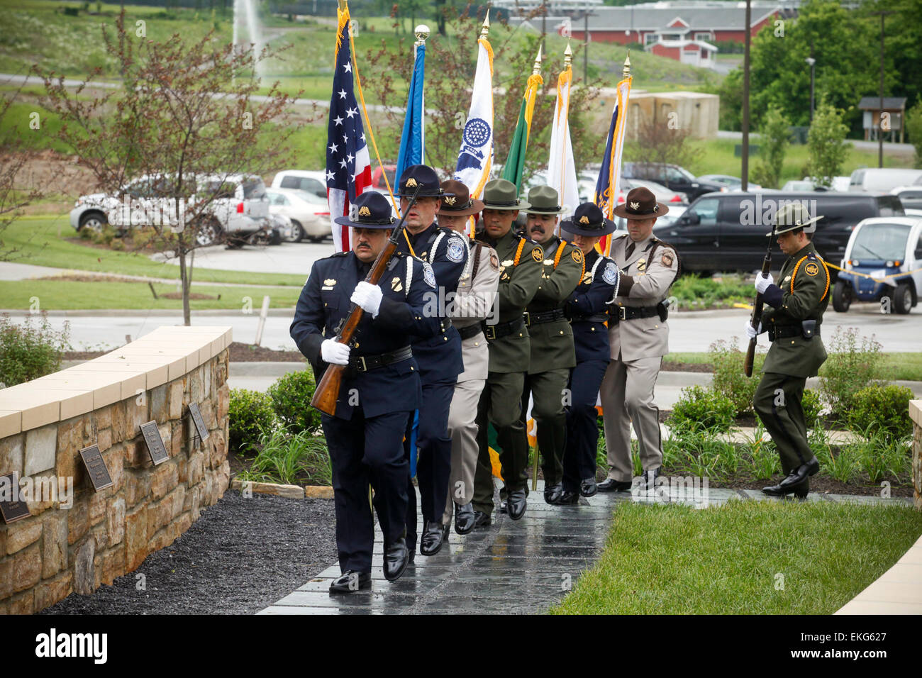 CBP Global College unveiled a memorial to honor the fallen officers and ...