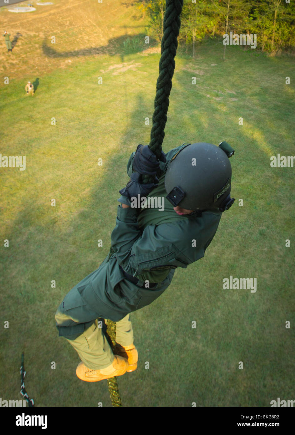 The CBP Quick Reaction Force participated in fast-roping exercises with ...