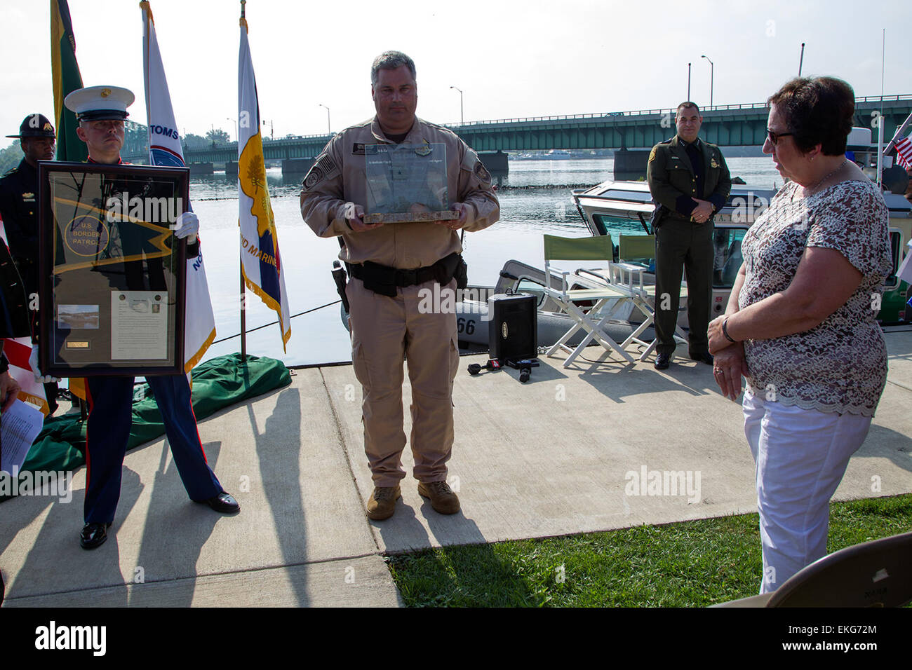 CBP held a vessel dedication ceremony at Elizabeth Park Marina, Trenton ...