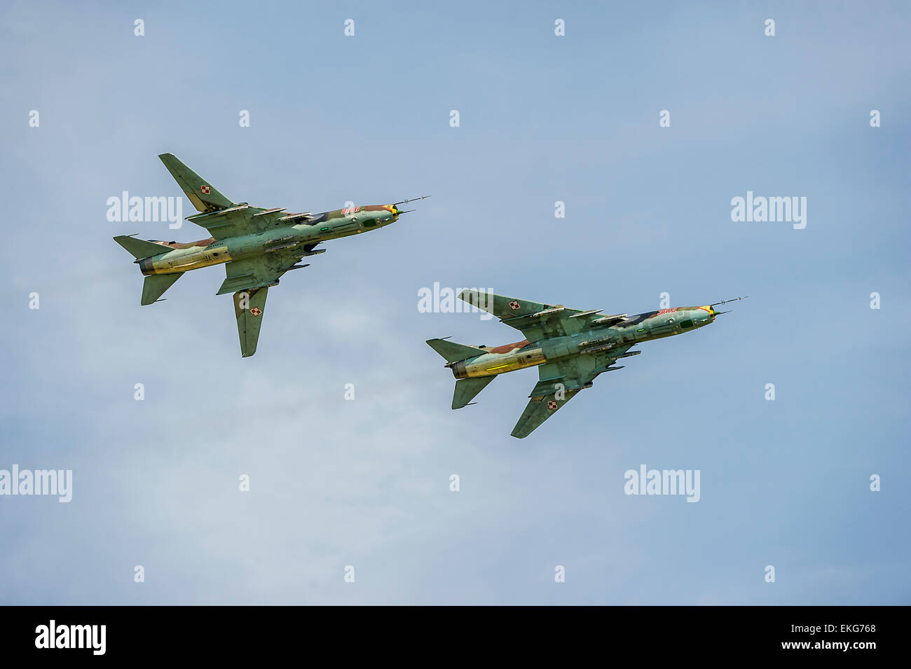 Polish Air Force SU22 Fitter at RIAT 2014 Stock Photo - Alamy