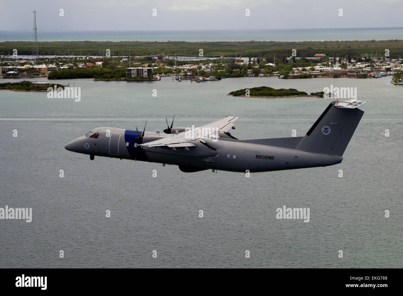 A U.S. Customs and Border Protection helicopter conducts aerial ...