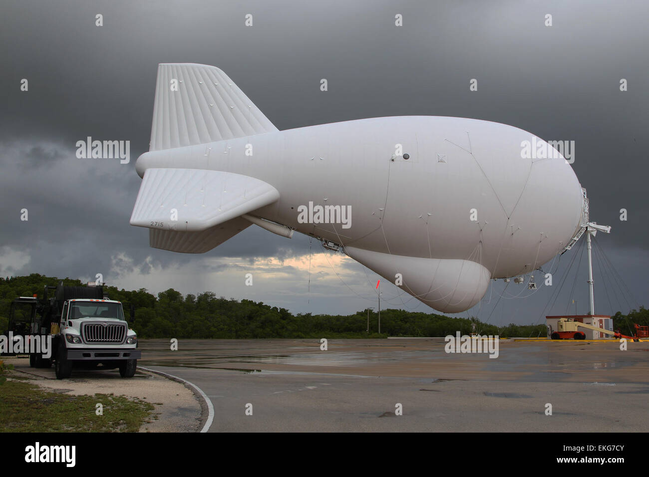 On July 22, 2014, the Tethered Aerostat Radar System (TARS) in Cudjoe ...