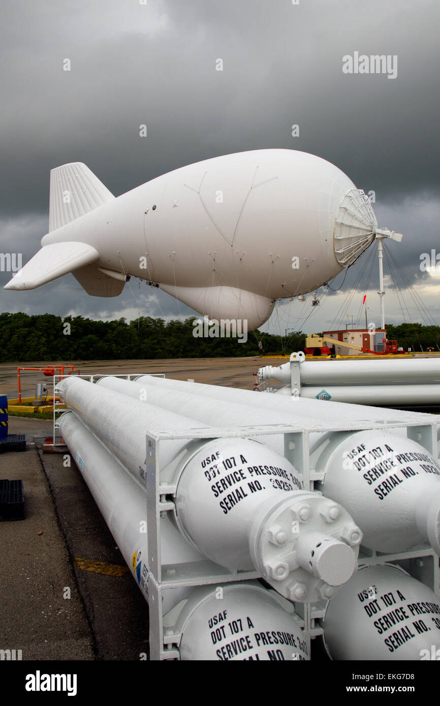Tethered aerostat radar system hi-res stock photography and images - Alamy