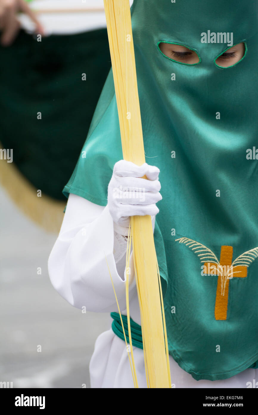 Boy. Procession. Holy Week Stock Photo - Alamy