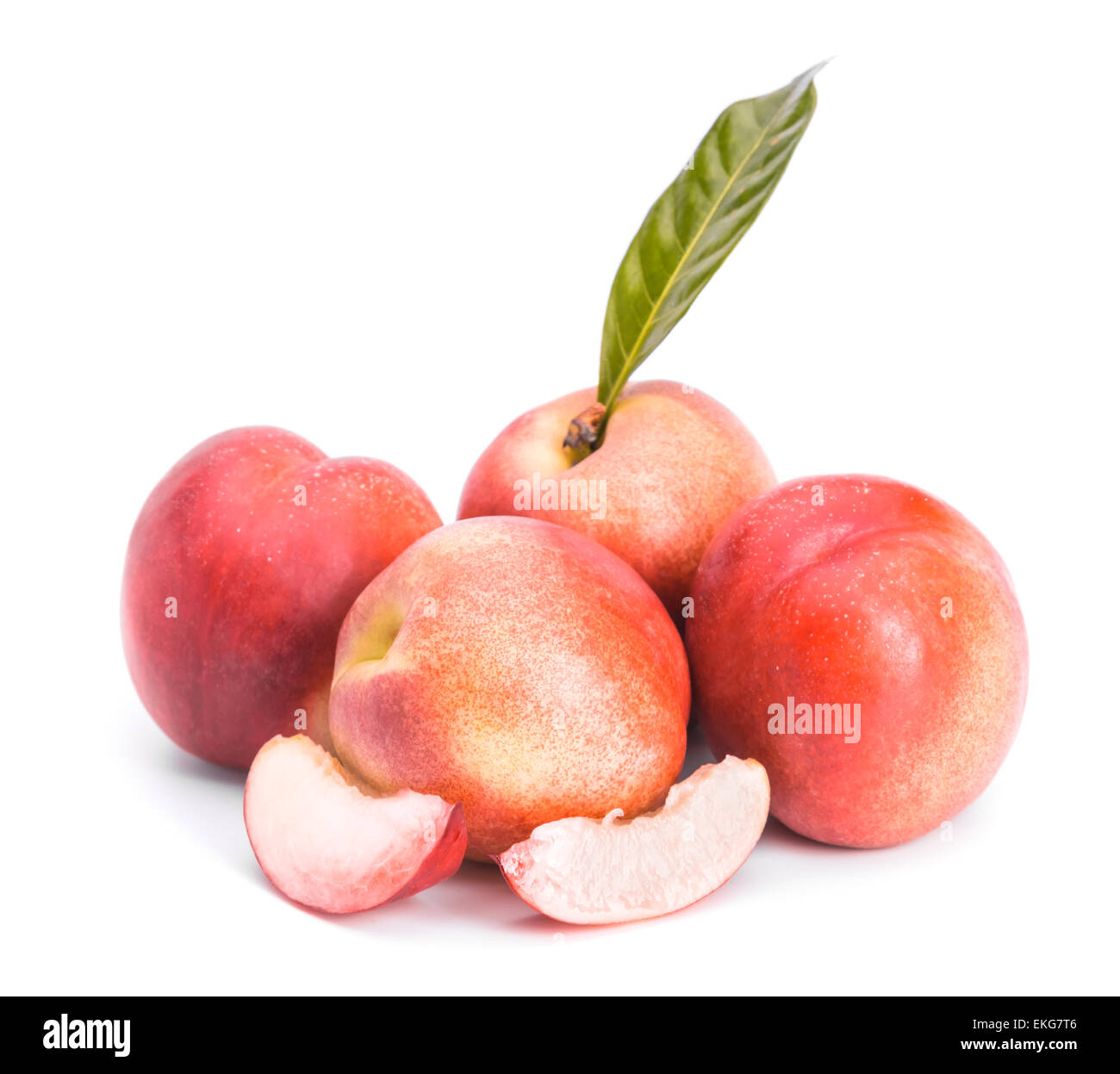 Ripe peach Stock Photo - Alamy