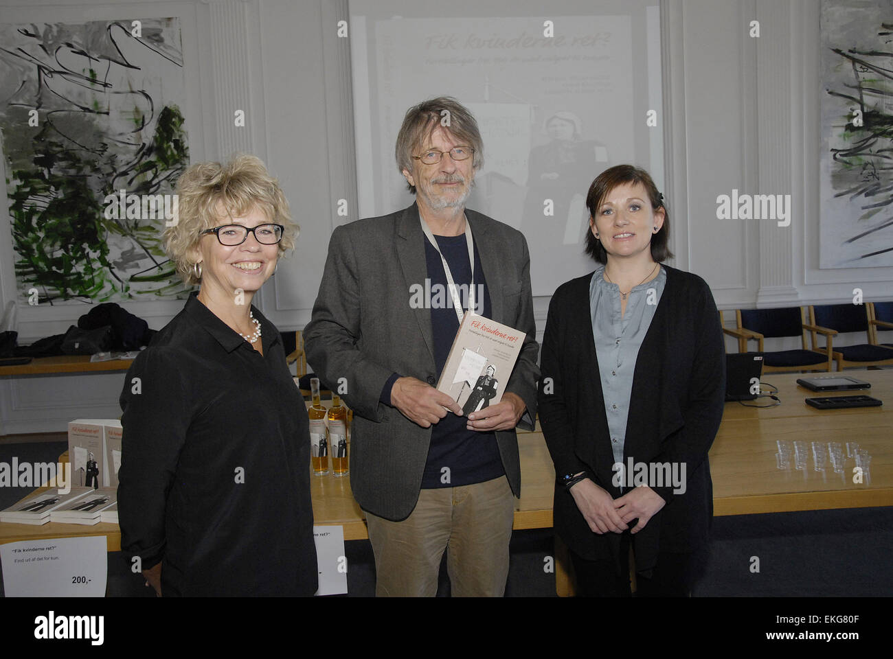 Copenhagen, Denmark. 10th April, 2015. Inauguration of New Book women's ...