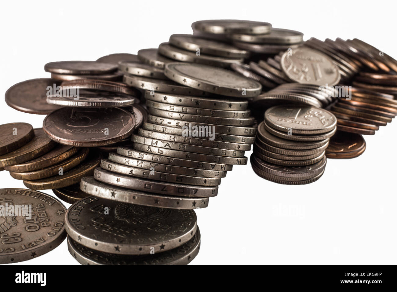 Scattered coins hi-res stock photography and images - Alamy