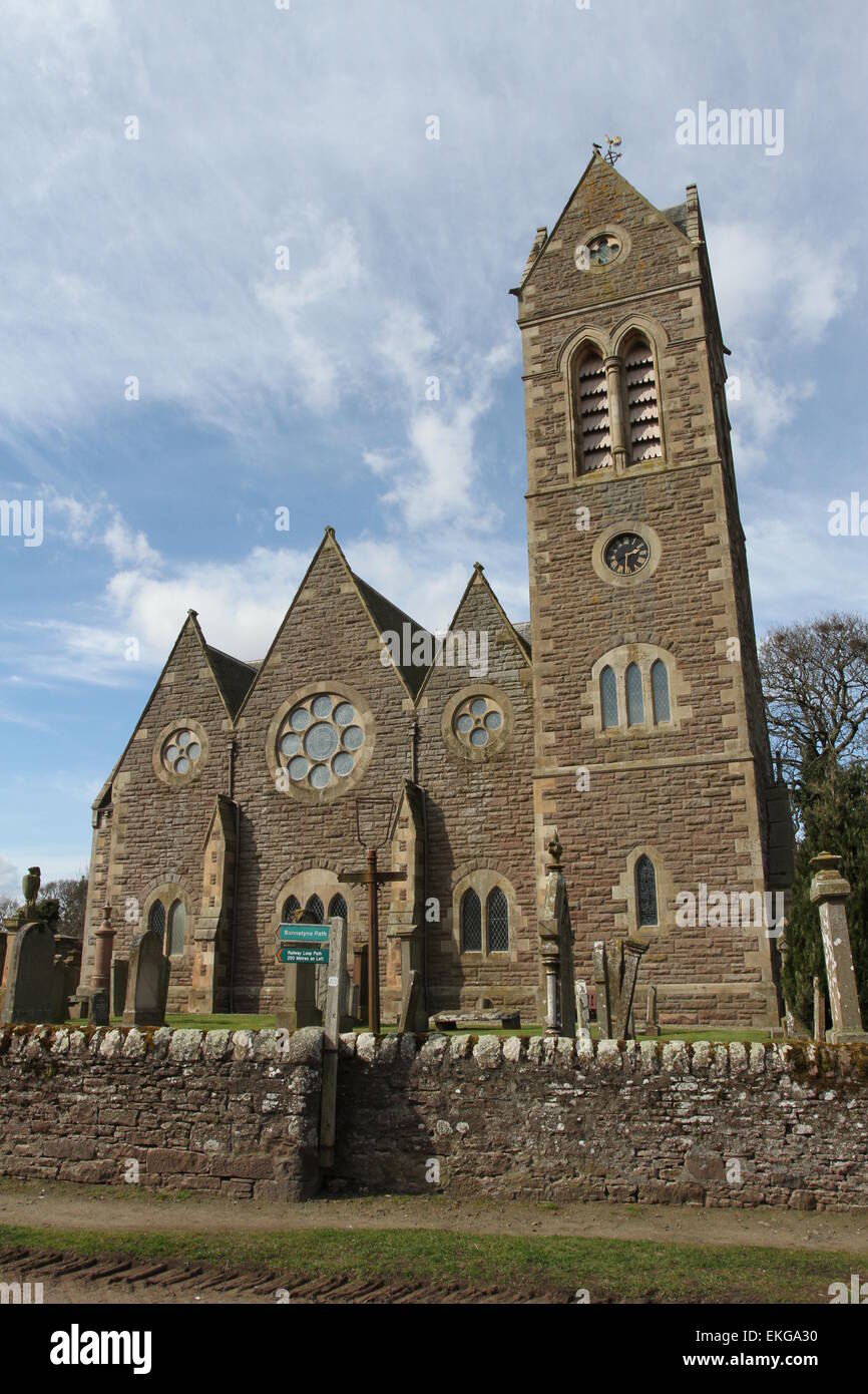 Parish church Newtyle Angus Scotland April 2015 Stock Photo - Alamy