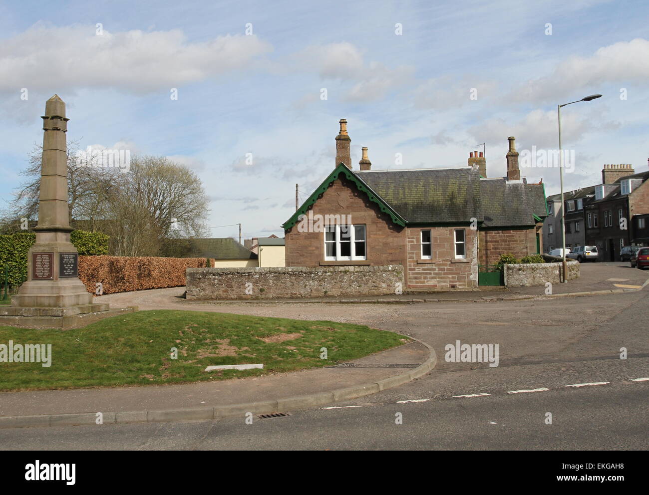 War memorial Newtyle Angus Scotland April 2015 Stock Photo - Alamy