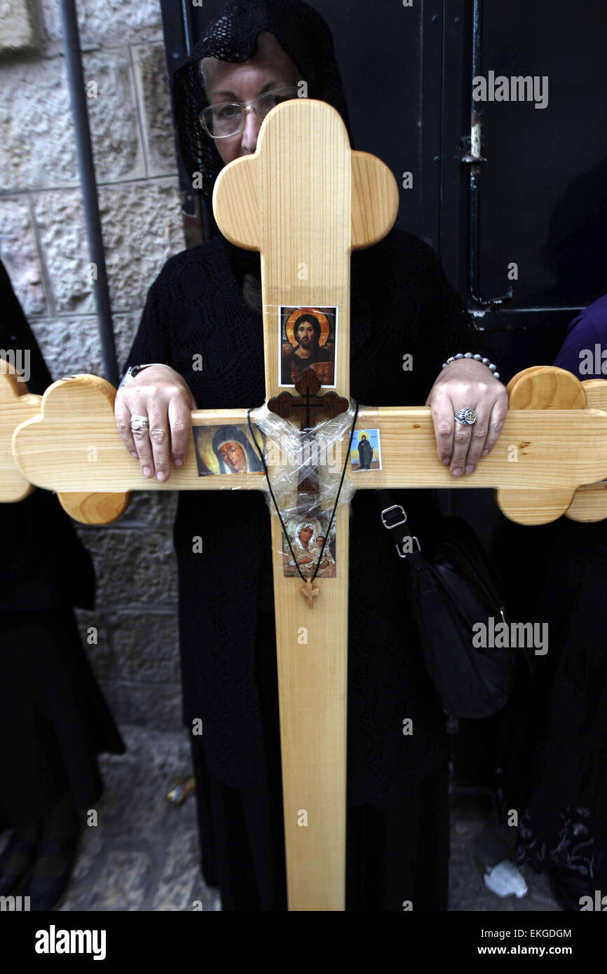 Jerusalem, Jerusalem, Palestinian Territory. 10th Apr, 2015. An ...