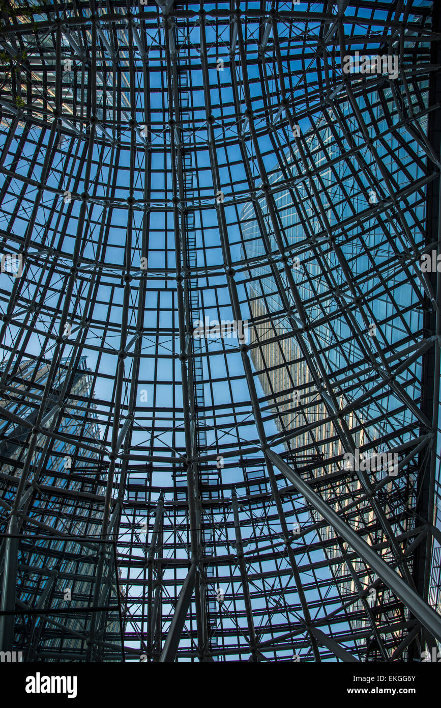 Pillars and Canopy Square Ceiling,"Big Canopy" Tokyo MidtownTokyo,Japan ...
