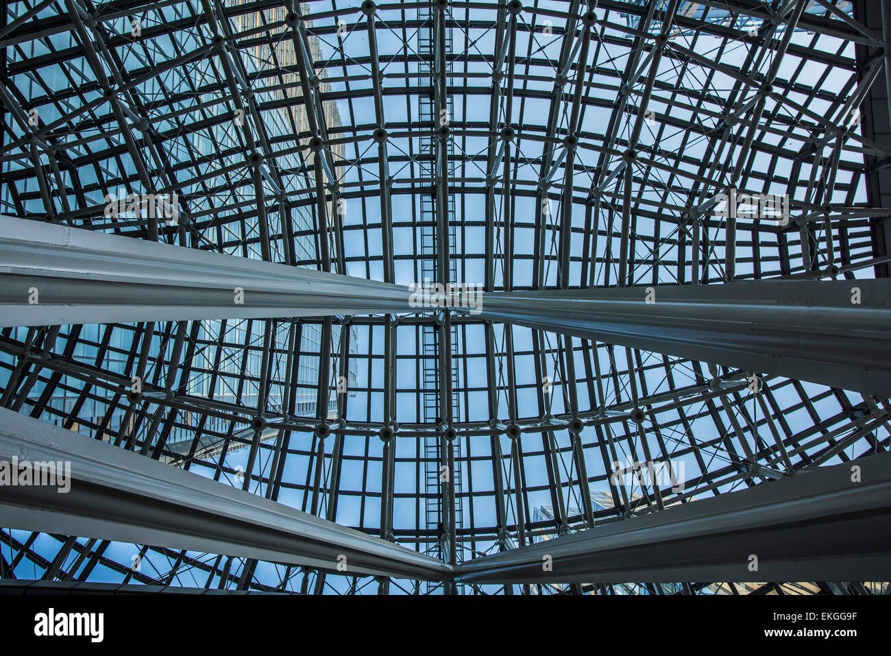 Pillars and Canopy Square Ceiling,"Big Canopy" Tokyo MidtownTokyo,Japan ...