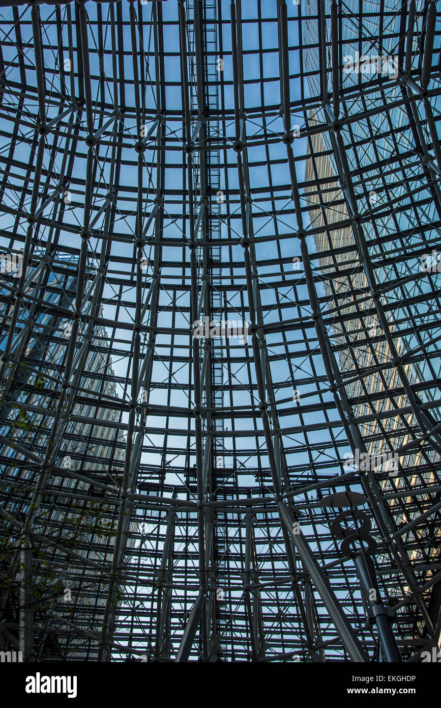 Pillars and Canopy Square Ceiling,"Big Canopy" Tokyo MidtownTokyo,Japan ...