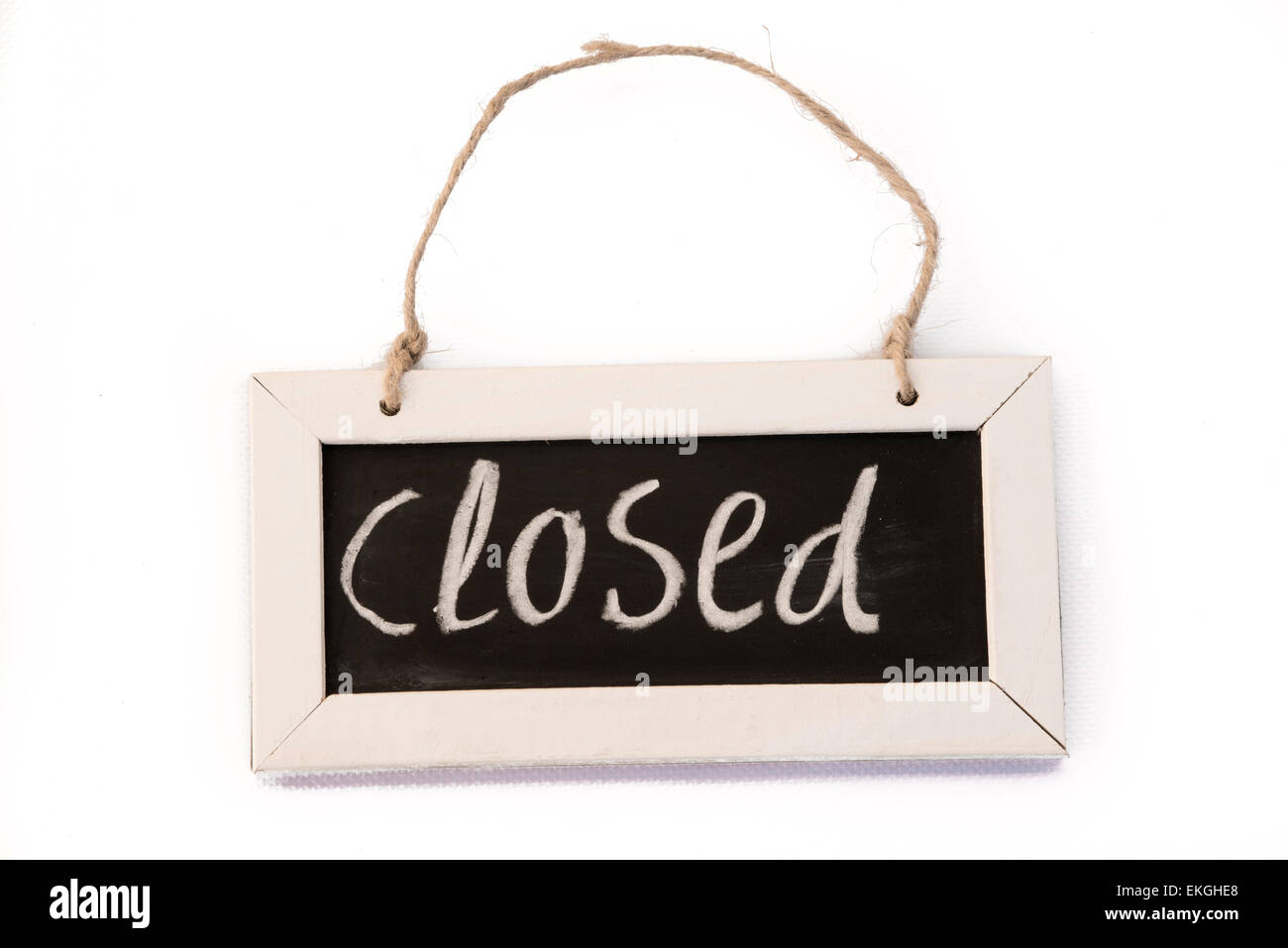 Closed sign symbol text Cut Out Stock Images & Pictures - Alamy