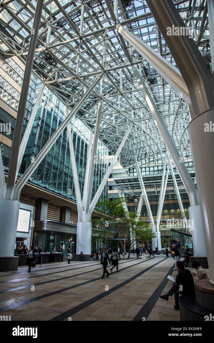 Pillars and Canopy Square Ceiling,"Big Canopy" Tokyo MidtownTokyo,Japan ...