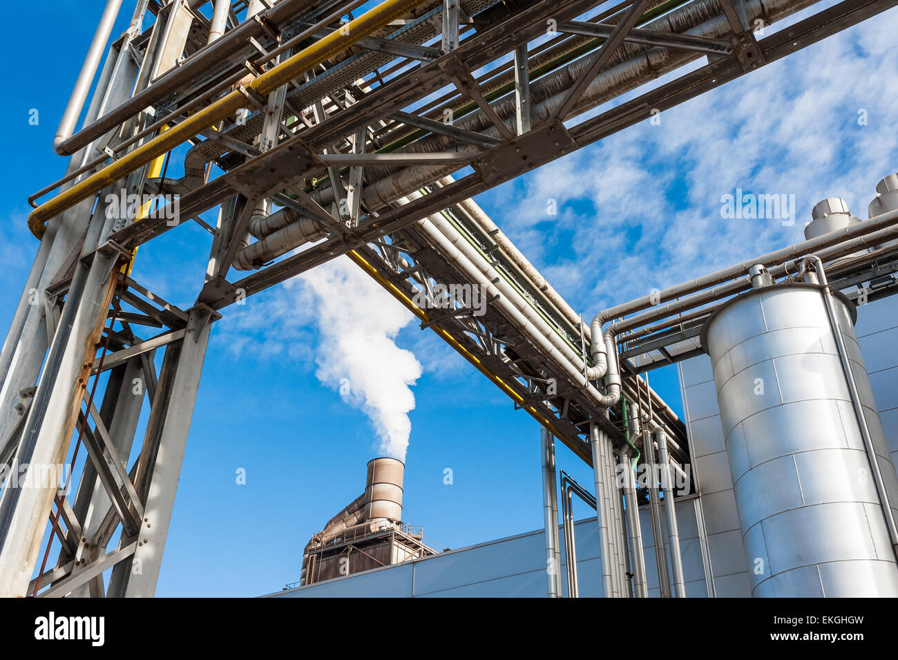 Chemical plant for the treatment of chipboard for furniture factory ...