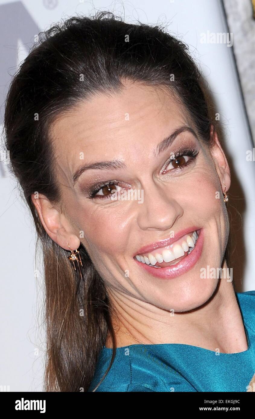 New York, NY, USA. 9th Apr, 2015. Hilary Swank at arrivals for 18th ...