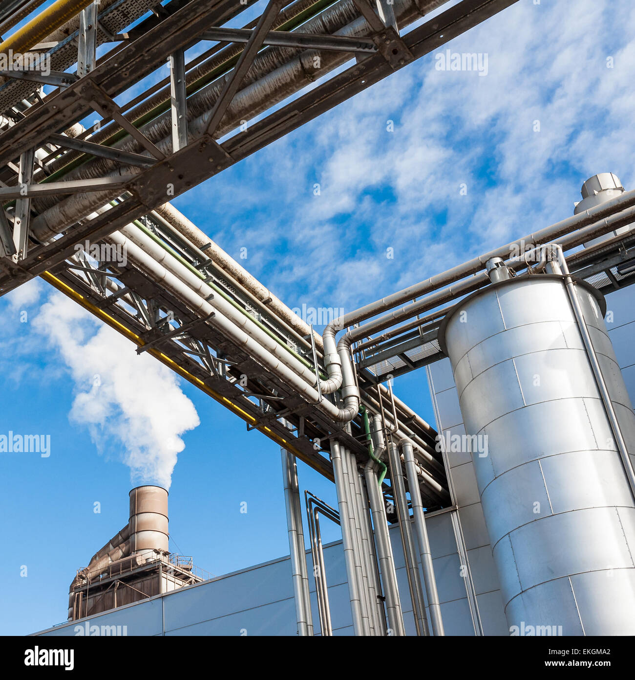 Chemical plant for the treatment of chipboard for furniture factory ...