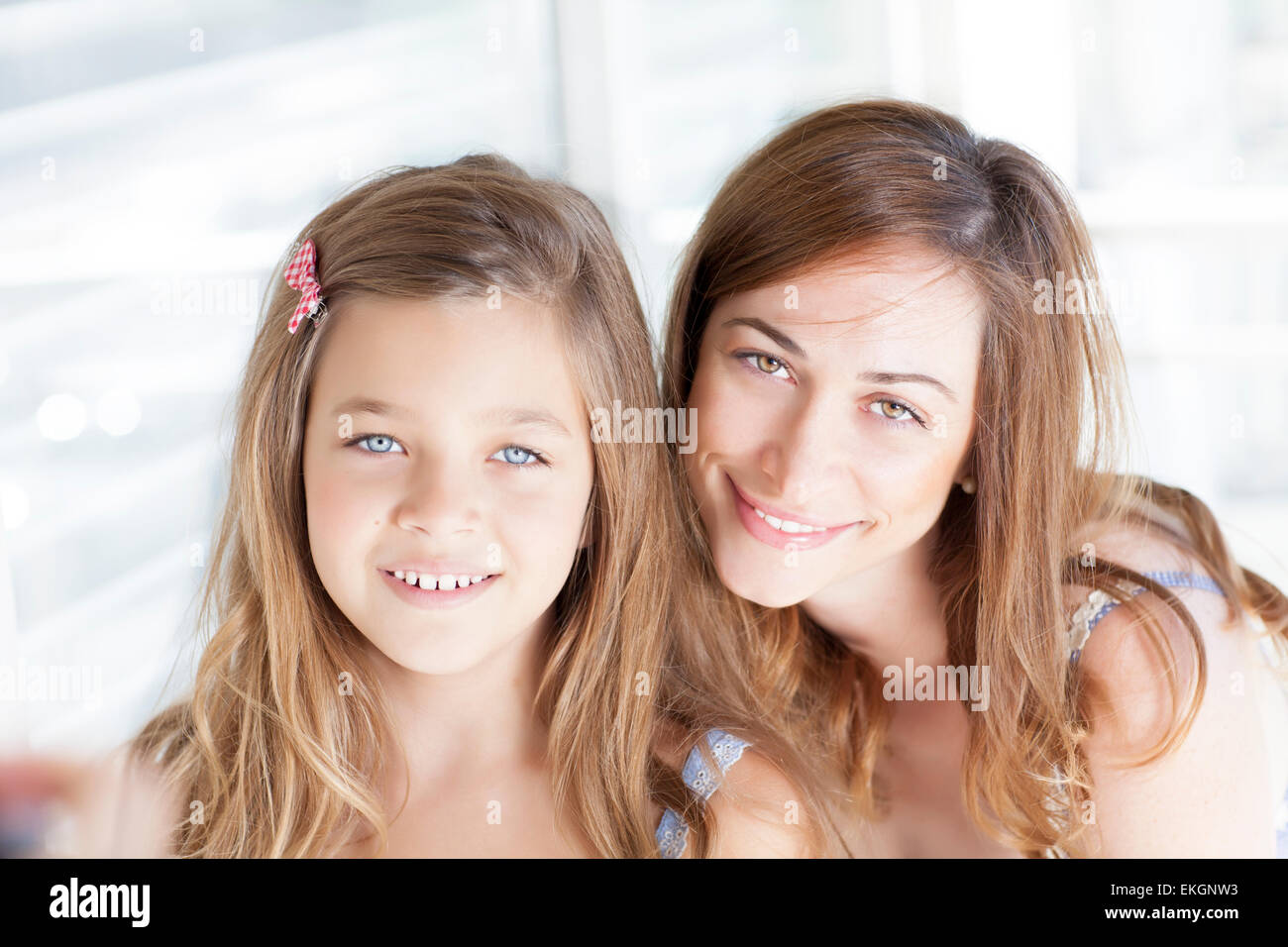 Mother and daughter Stock Photo - Alamy