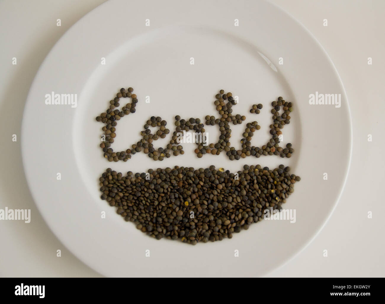 Lentil plate hi-res stock photography and images - Alamy