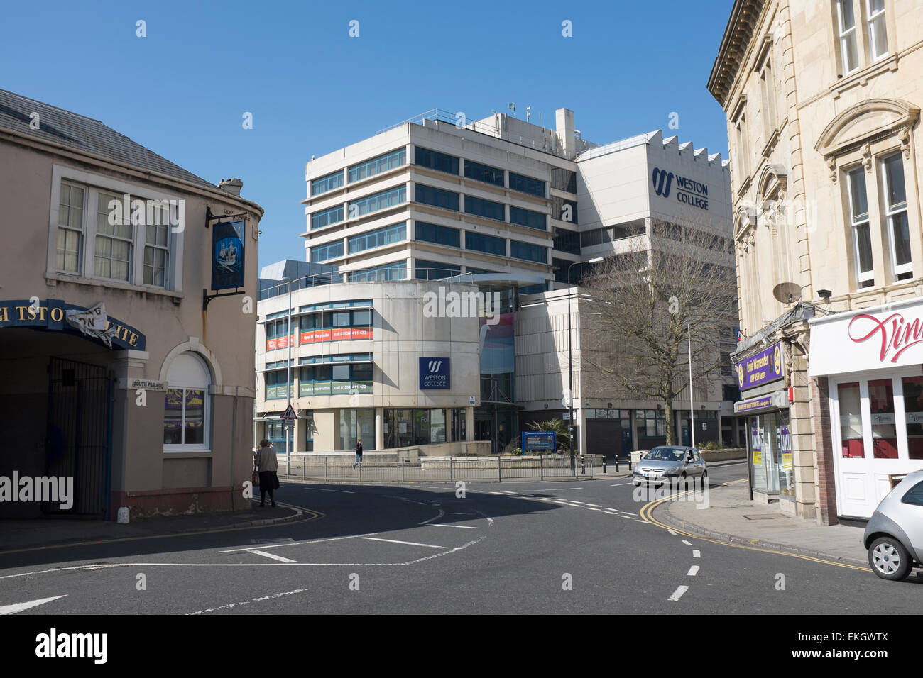 Knightstone Campus Weston College Weston Super Mare Stock Photo - Alamy