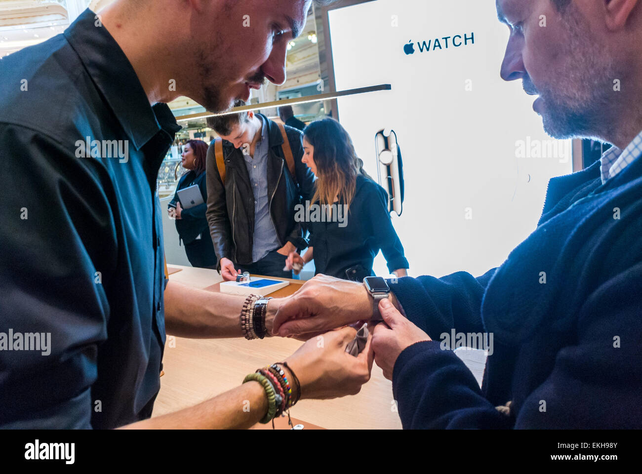 Luxury watch salesman hi-res stock photography and images - Alamy