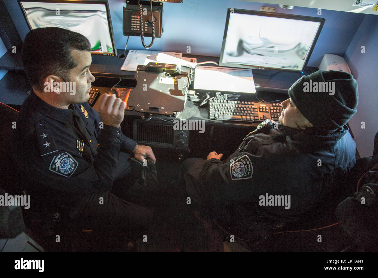 CBP Director Robert Perez visits the NII staging area at MetLife ...