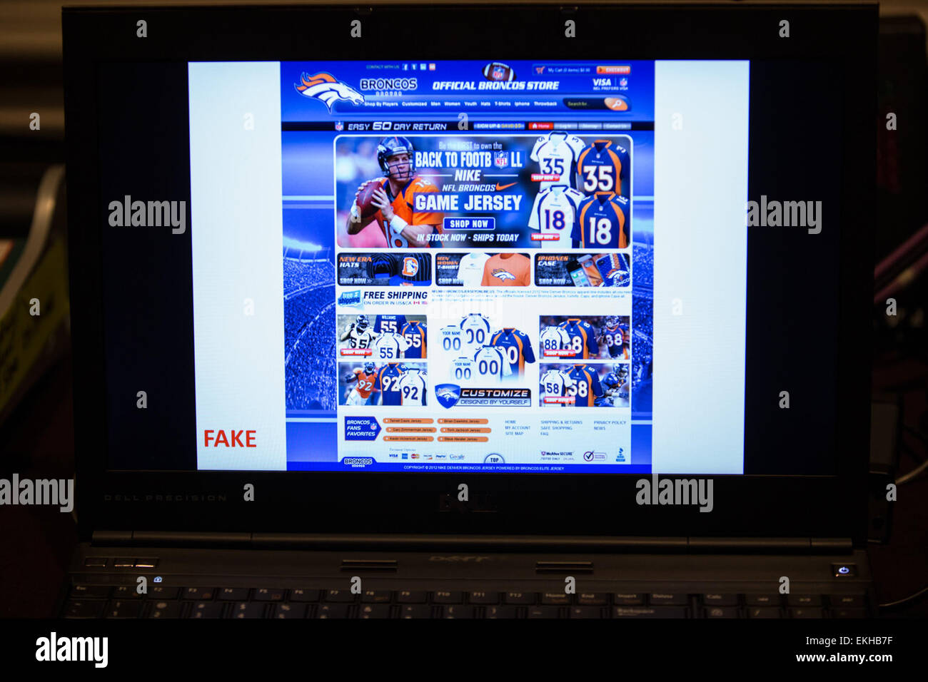 Fake nfl merchandise hi-res stock photography and images - Alamy
