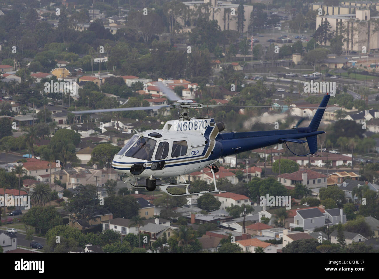 A CBP Aerostar helicopter conducts routine patrols of the southern U.S ...