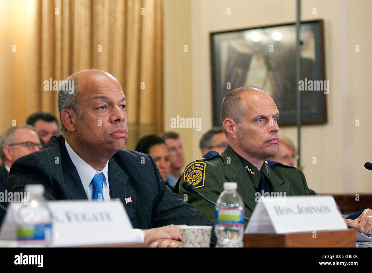 DHS Secretary Jeh Johnson and Border Patrol Deputy Chief Ronald ...