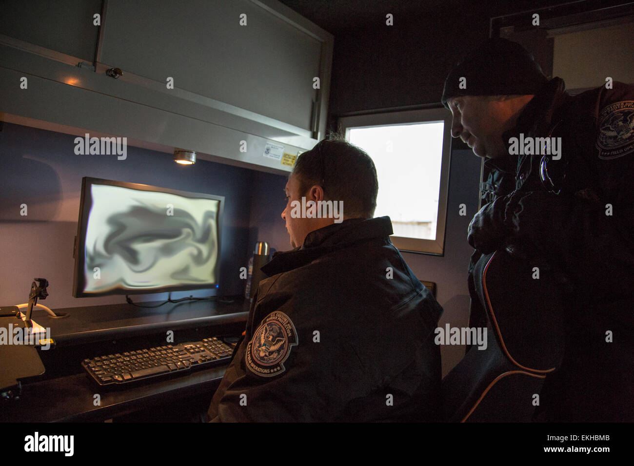 The Heimann Cargo Vision Mobile (HCV) Radiation Scanner was used by U.S ...
